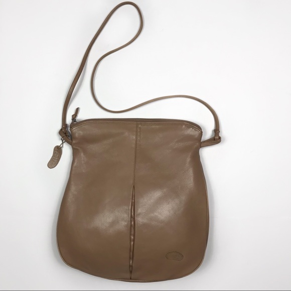 Vintage | Bags | Ronay Lesac Vintage 95 Tan Leather Crossbody Bag ...